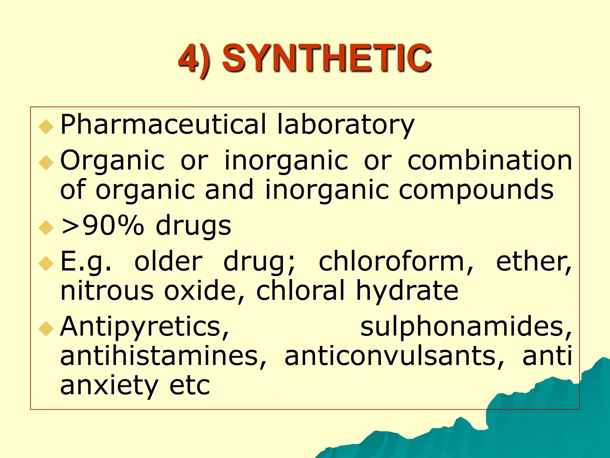 sources of drugs | PPT