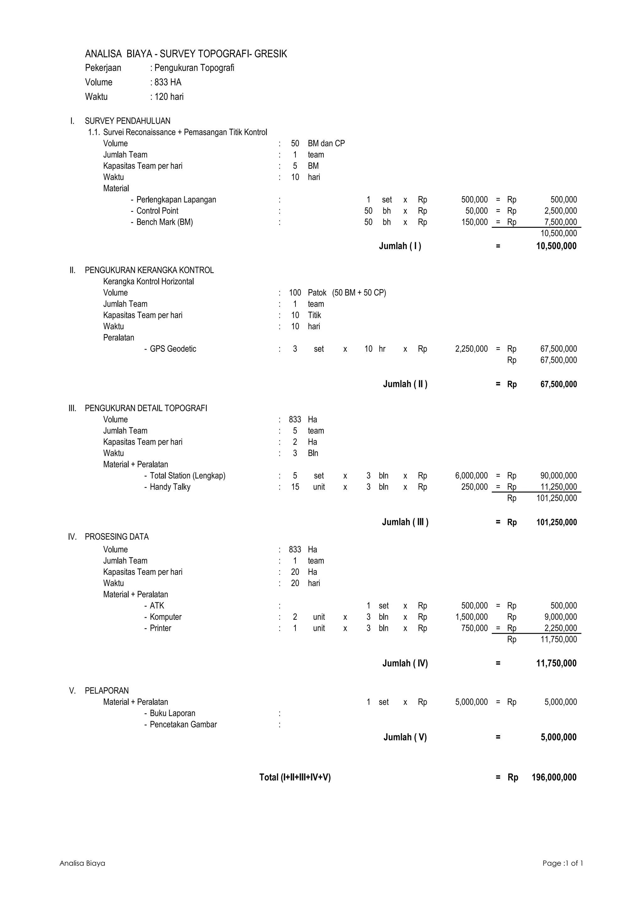 01. rab analisa alat | PDF