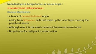 01.benign tumors of neural origin | PPTX