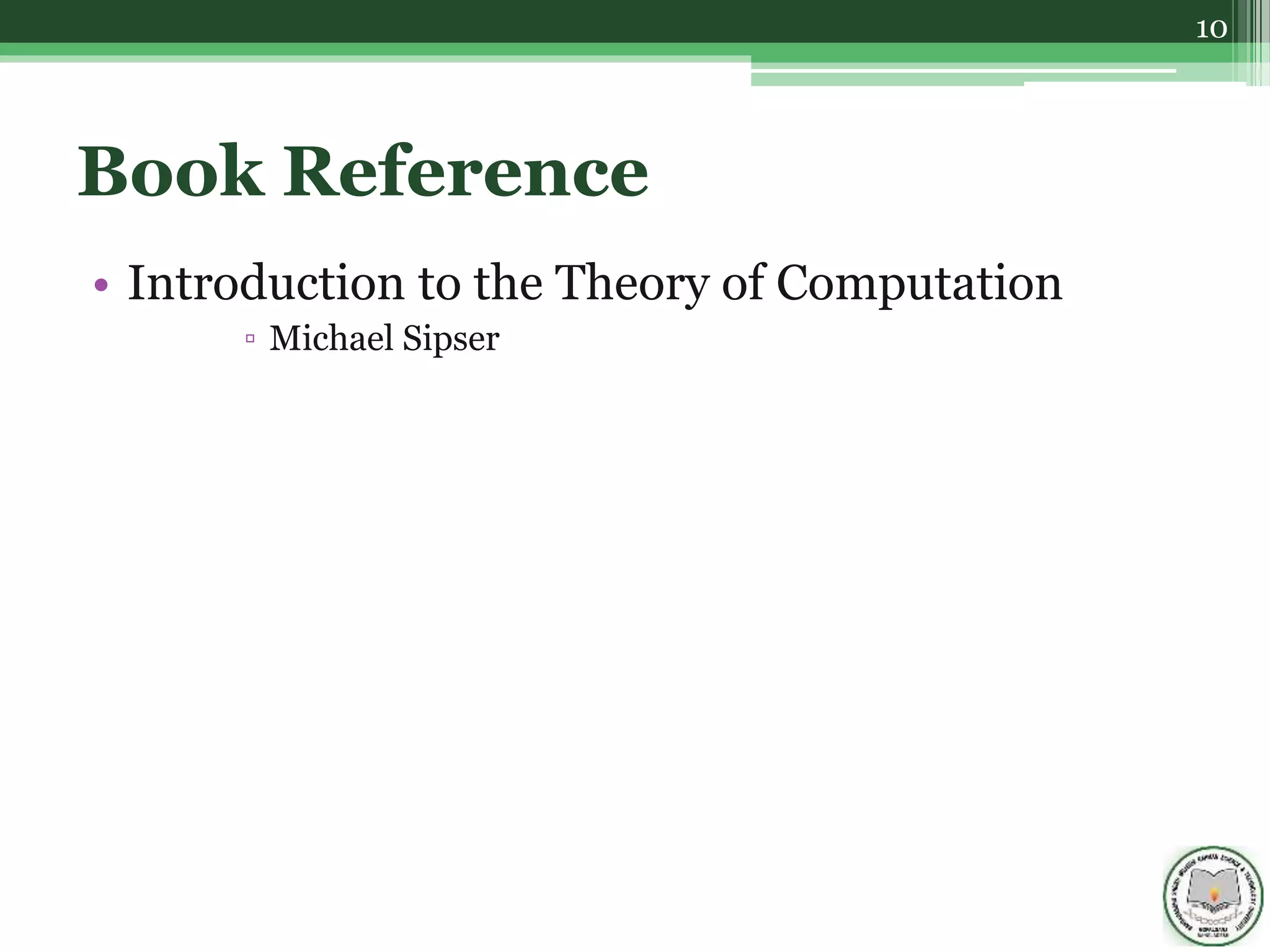 01. Theory of Computing | PPTX
