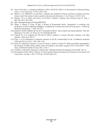 Development of immune checkpoint inhibitors for treating various cancer ...