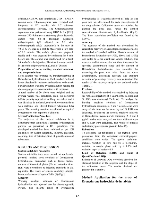 RP-HPLC method development and validation for the analyisis of ...