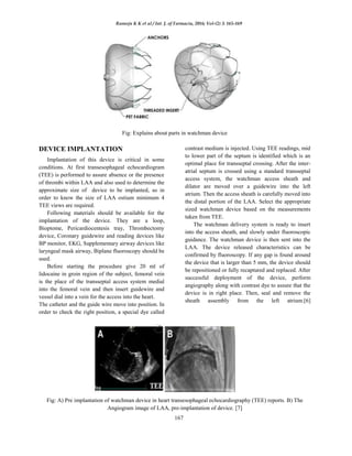 The Left atrial appendage closure - A watchman device | PDF