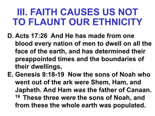 what faith does | PPT