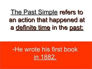 01 01 the present perfect vs the past simple | PPS