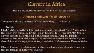 The African Slave Trade | PPT