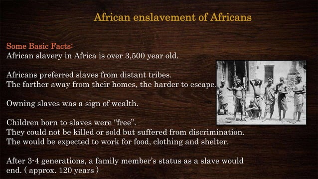 The African Slave Trade | PPT