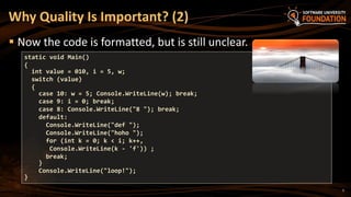 21. High-Quality Programming Code | PPT