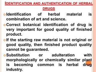 HERBS AS A RAW MATERIALS | PPT