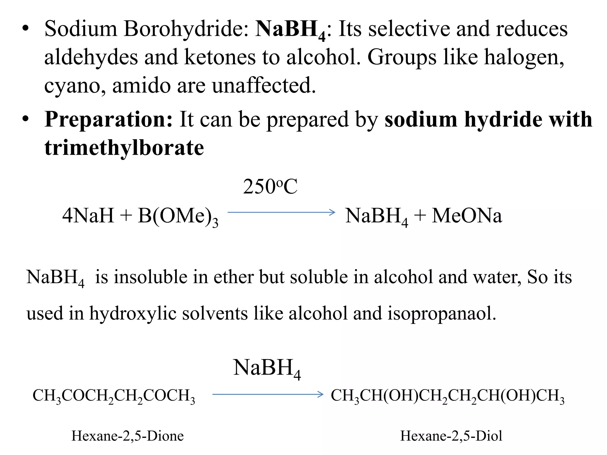 Reduction with metal hydride- PCI syllabus-Organic / Heterocyclic ...