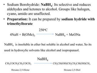 Reduction with metal hydride- PCI syllabus-Organic / Heterocyclic ...