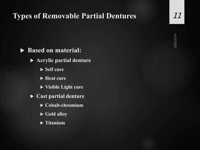 01. removable partial denture | PPTX