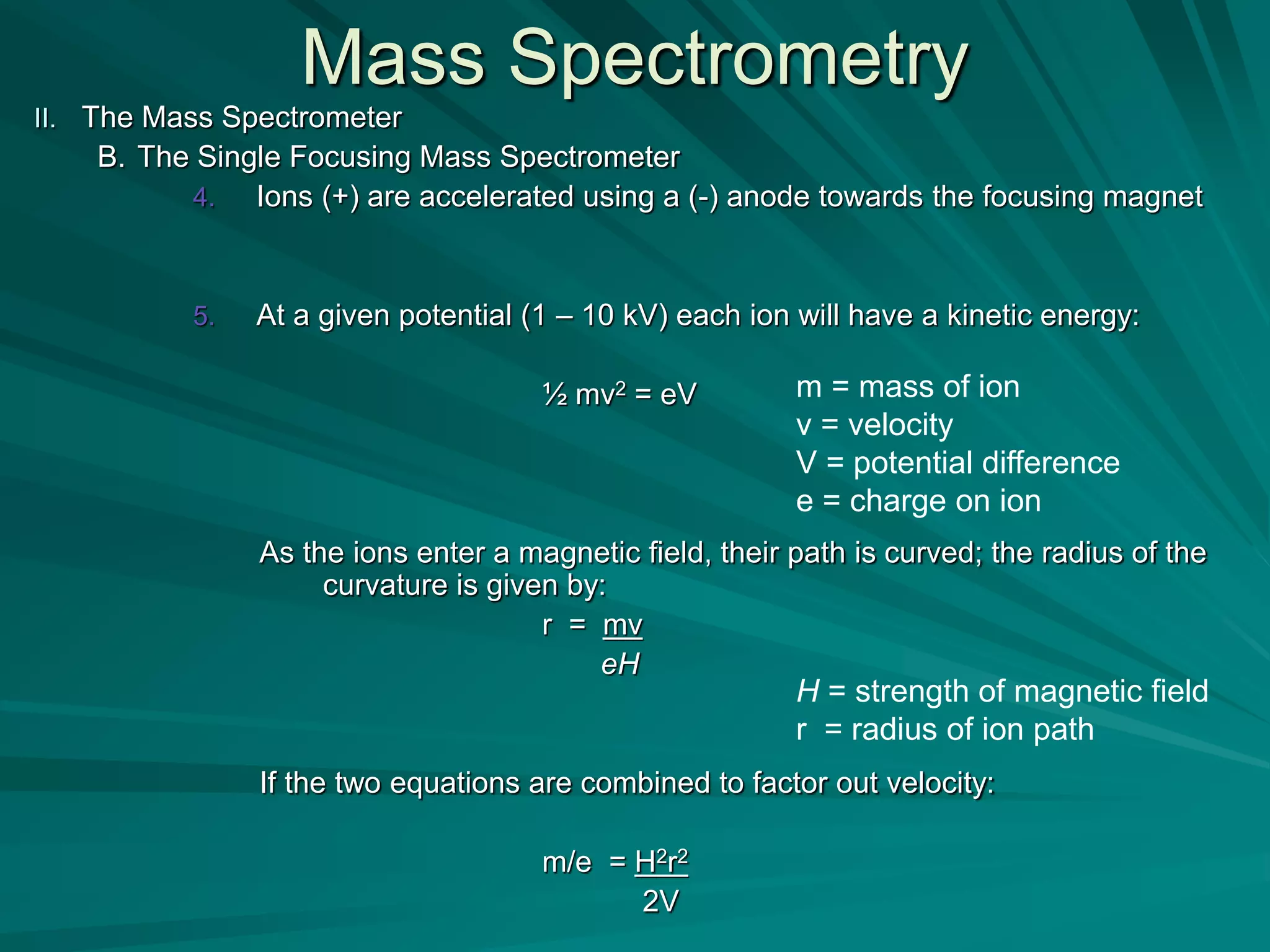 Mass Spectroscopy and its applications | PPT
