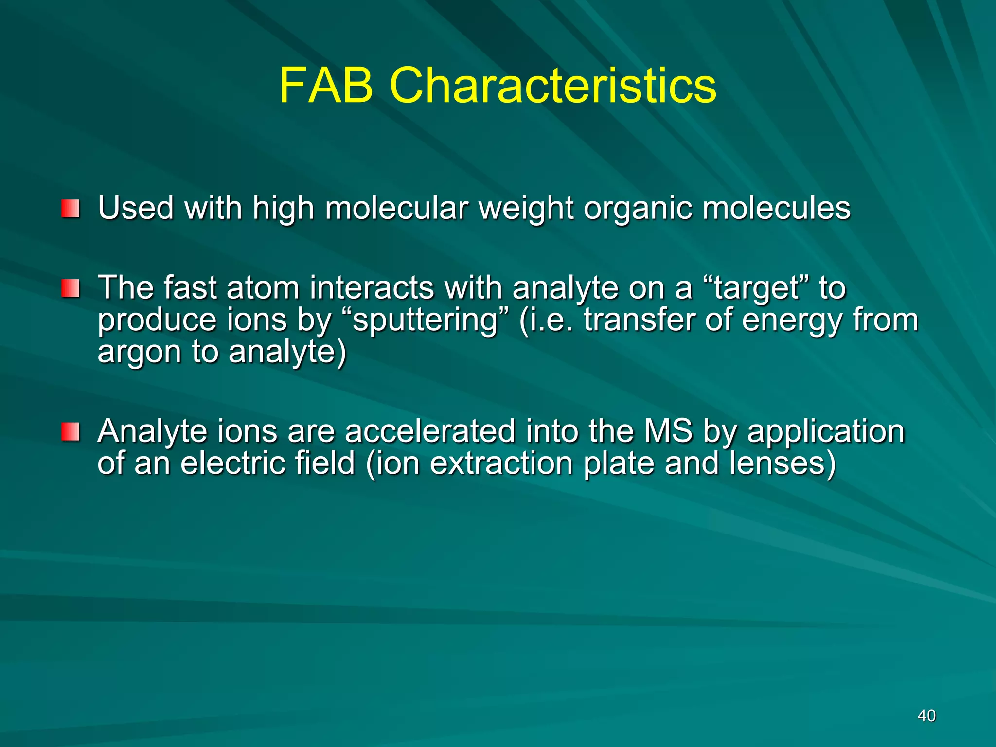 Mass Spectroscopy and its applications | PPT