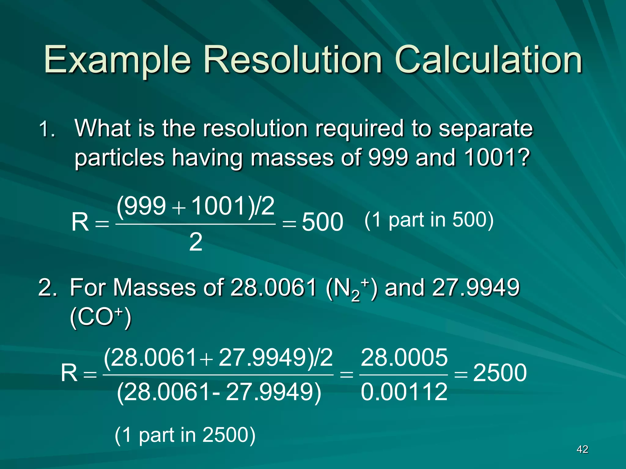 Mass Spectroscopy and its applications | PPT