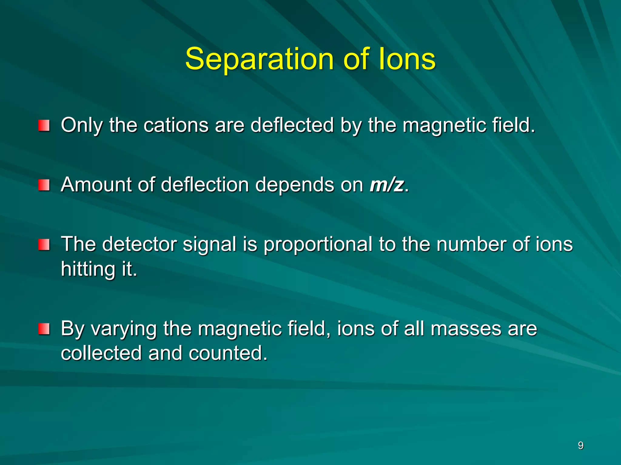 Mass Spectroscopy and its applications | PPT