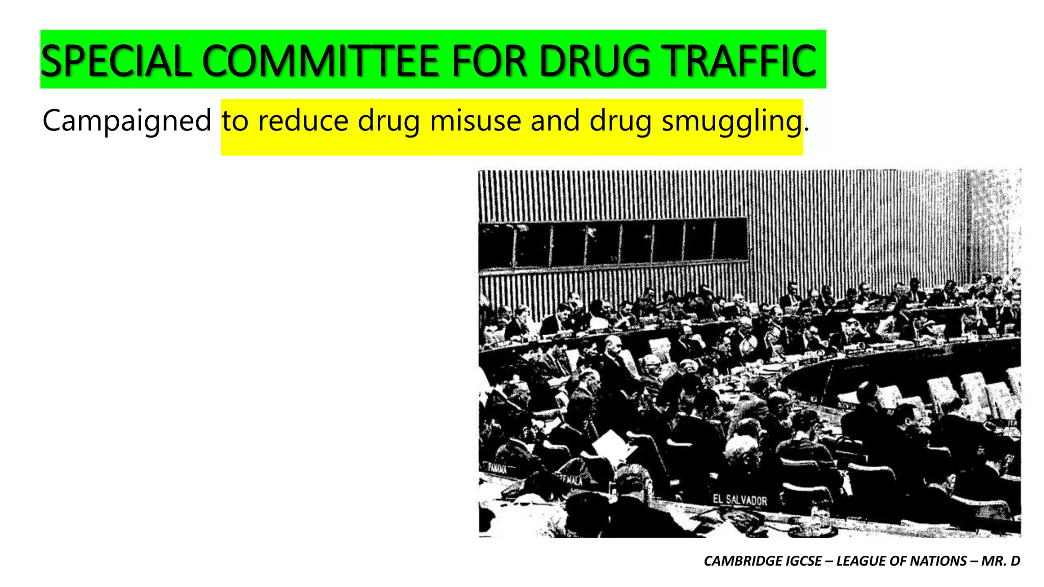 HISTORY IGCSE CONTENT - 20TH CENTURY OPTION - LEAGUE OF NATIONS: HOW ...