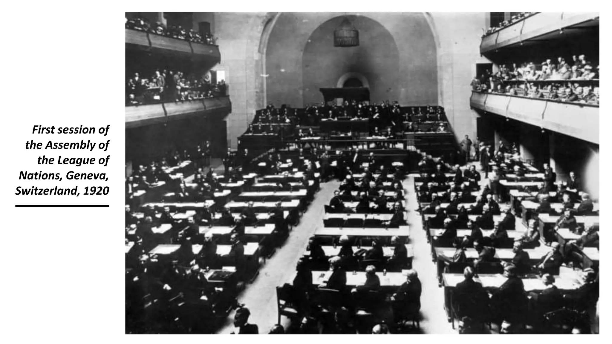 HISTORY IGCSE CONTENT - 20TH CENTURY OPTION - LEAGUE OF NATIONS: HOW ...