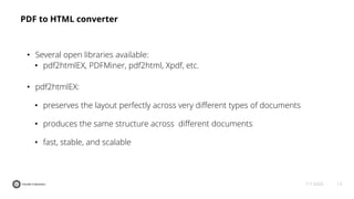 Transformation of PDF Textbooks into Interactive Educational Resources | PPT