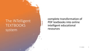 Transformation of PDF Textbooks into Interactive Educational Resources | PPT