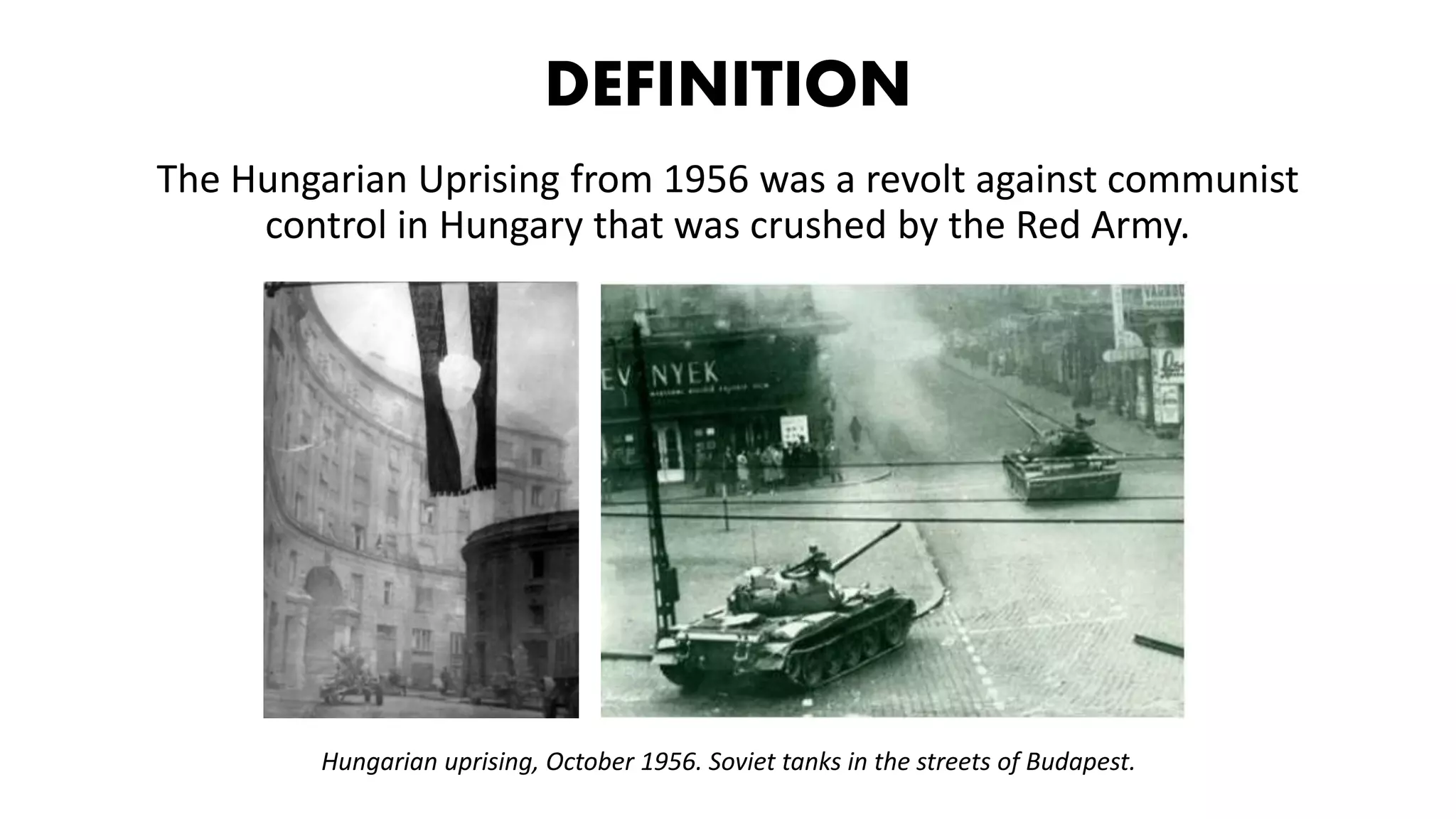 REVISION IGCSE CAMBRIDGE HISTORY: HUNGARIAN UPRISING 1956 | PPTX