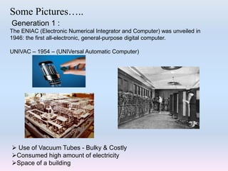 01. introduction to computer history - generation | PPT | Computing | Technology & Computing