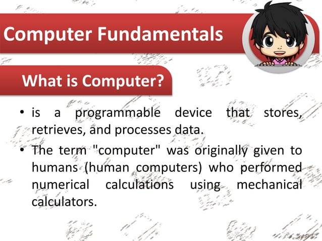 Computer fundamentals | PPT