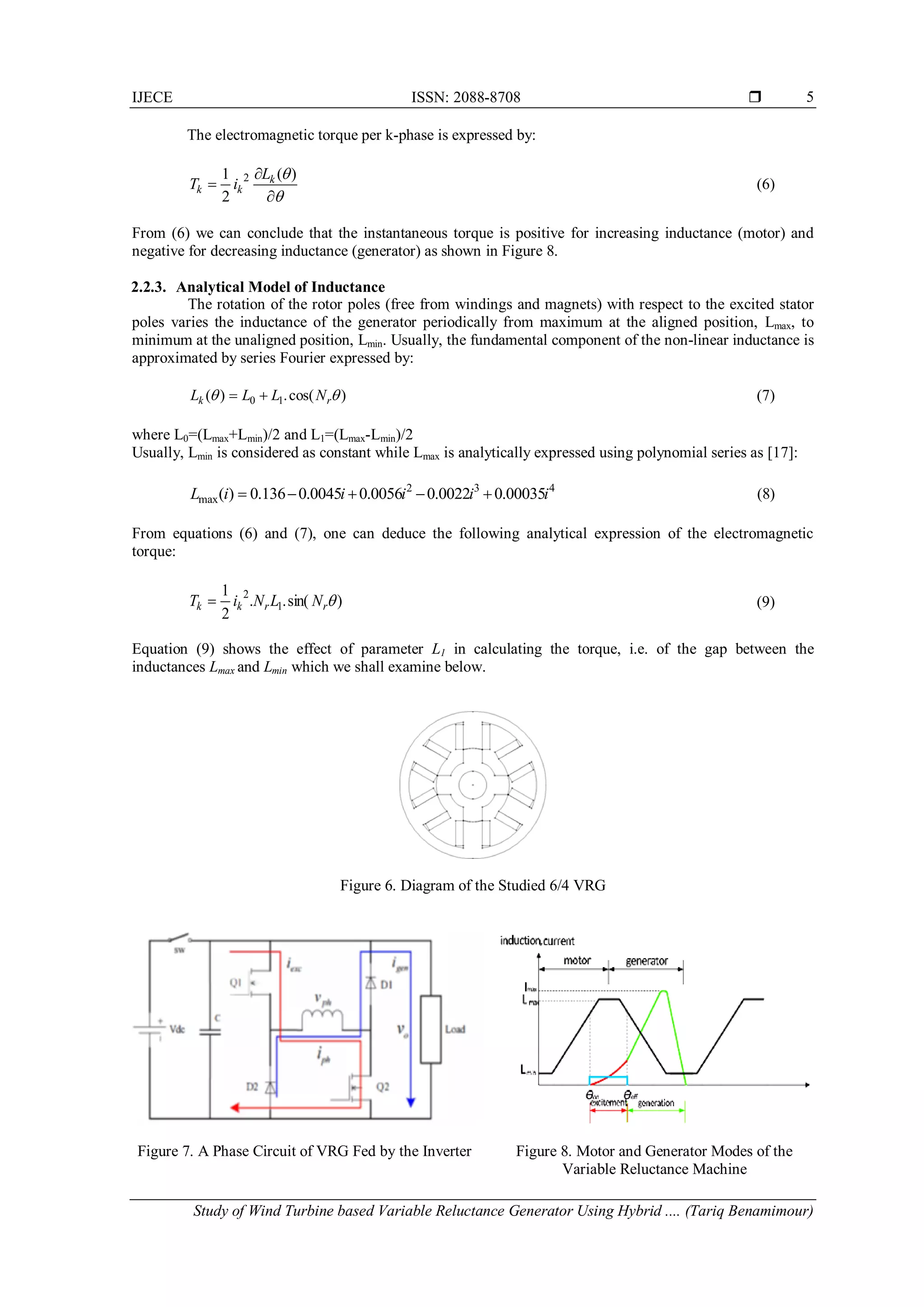 Study of Wind Turbine based Variable Reluctance Generator using Hybrid FEMM-MATLAB Modeling | PDF