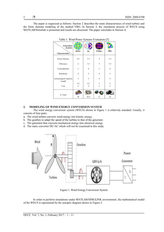 Study of Wind Turbine based Variable Reluctance Generator using Hybrid FEMM-MATLAB Modeling | PDF