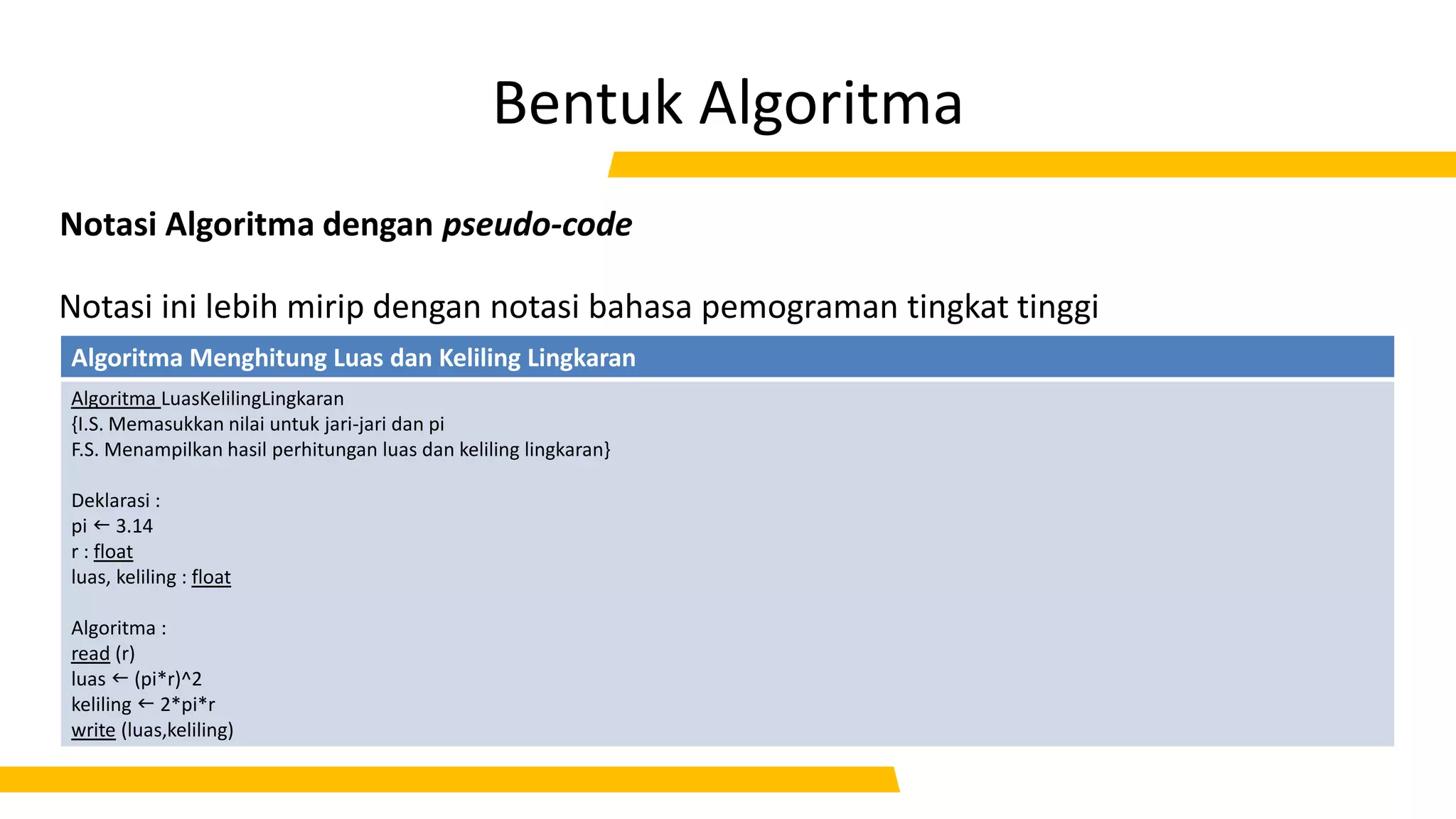 Algoritma & Pemograman - 01.Pendahuluan | PPT | Free Download
