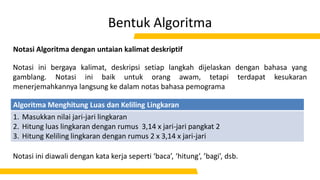 Algoritma & Pemograman - 01.Pendahuluan | PPT