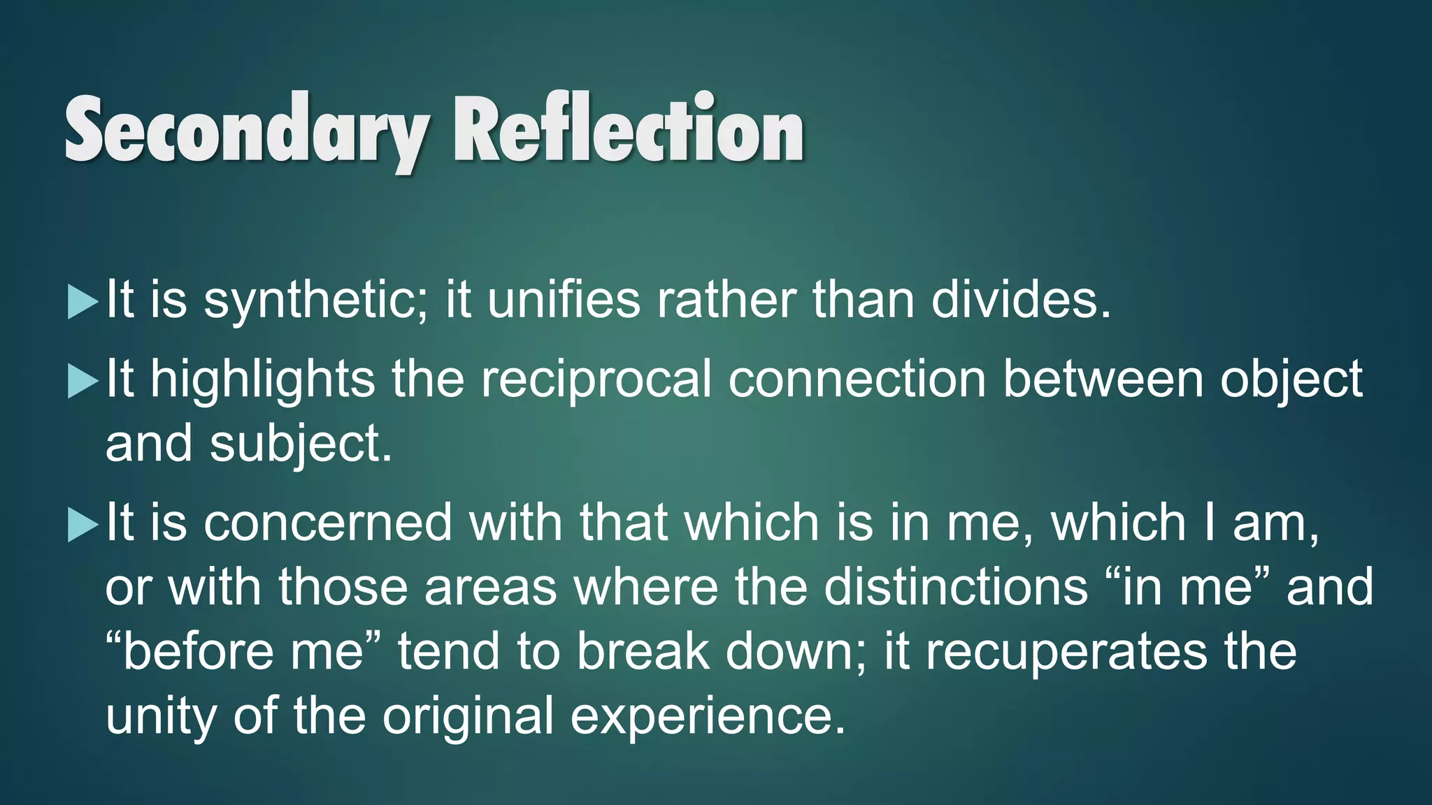 Philosophical Reflection | PDF