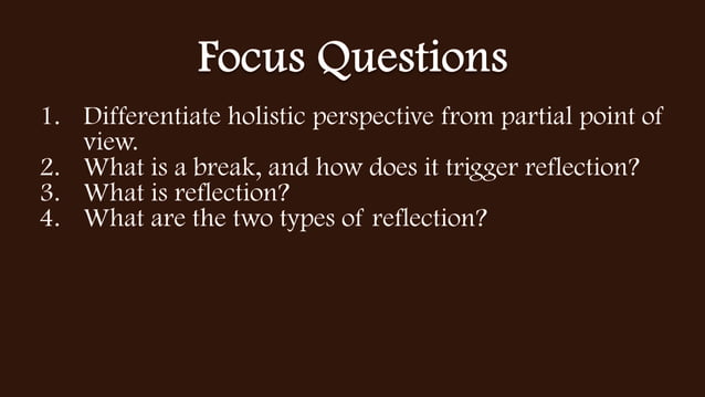 Philosophical Reflection | PDF