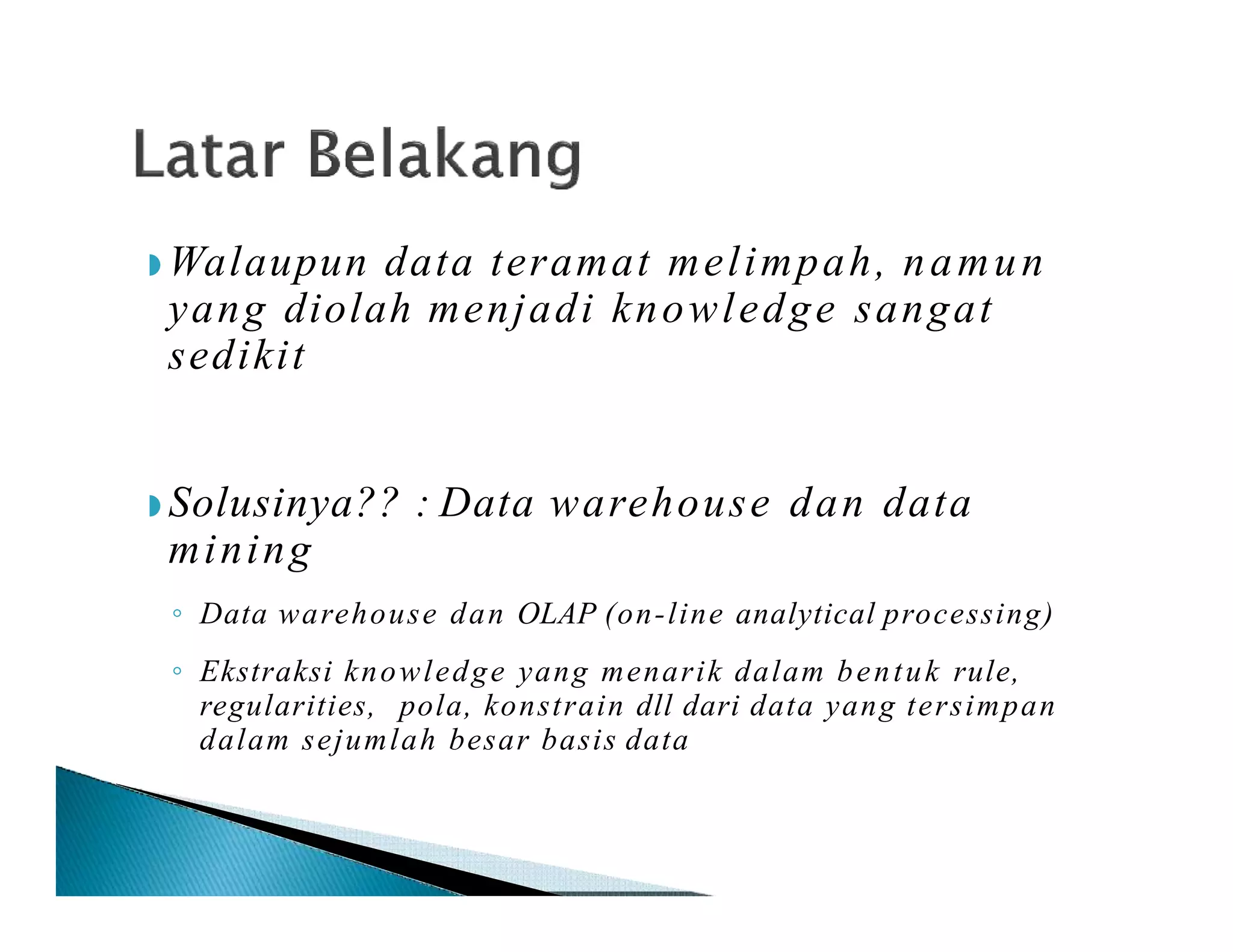 Sekilas Tentang Data Mining | PPTX