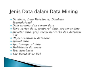 Sekilas Tentang Data Mining | PPTX