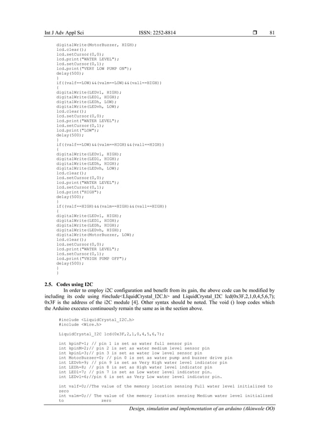 Design Simulation And Implementation Of An Arduino Microcontroller
