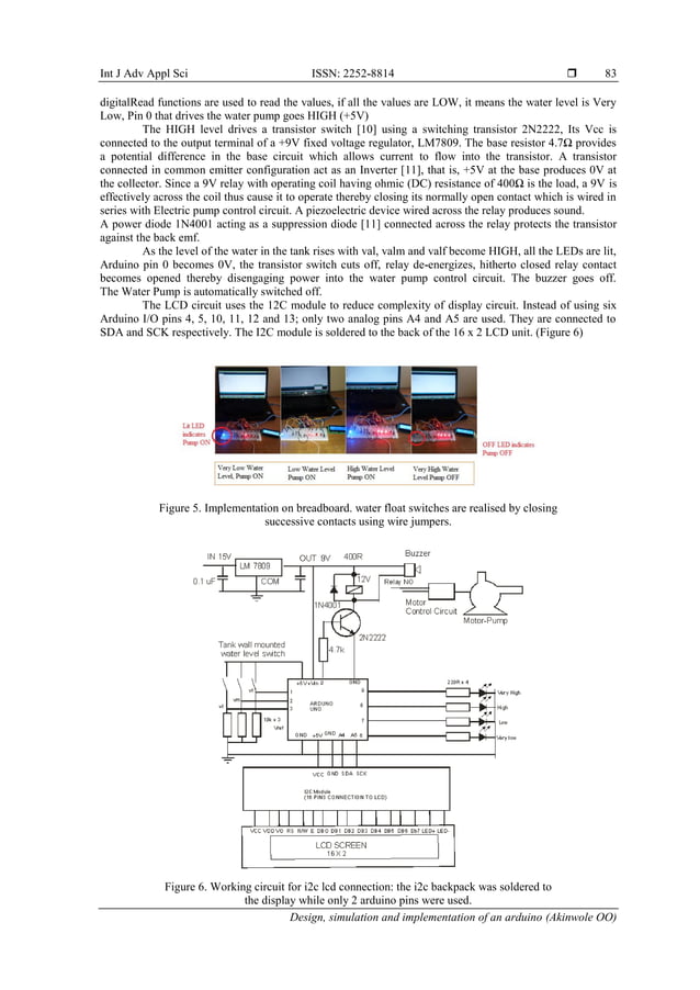 Design, simulation and implementation of an Arduino microcontroller based automatic water level ...
