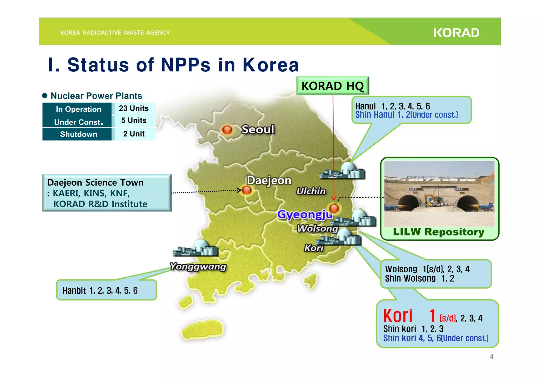 01 (2019.08.30) decommissioning waste management plan in korea(korad) | PDF