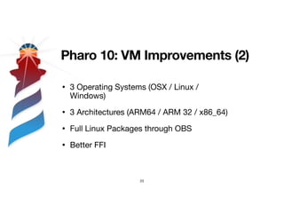 Pharo 10 and beyond | PDF