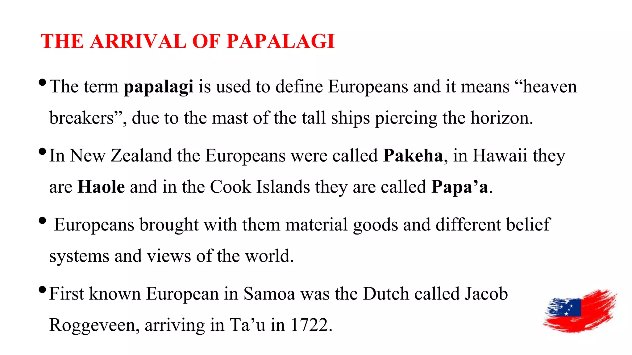 THE SAMOAN MAU MOVEMENT: INTRODUCTION | PPTX
