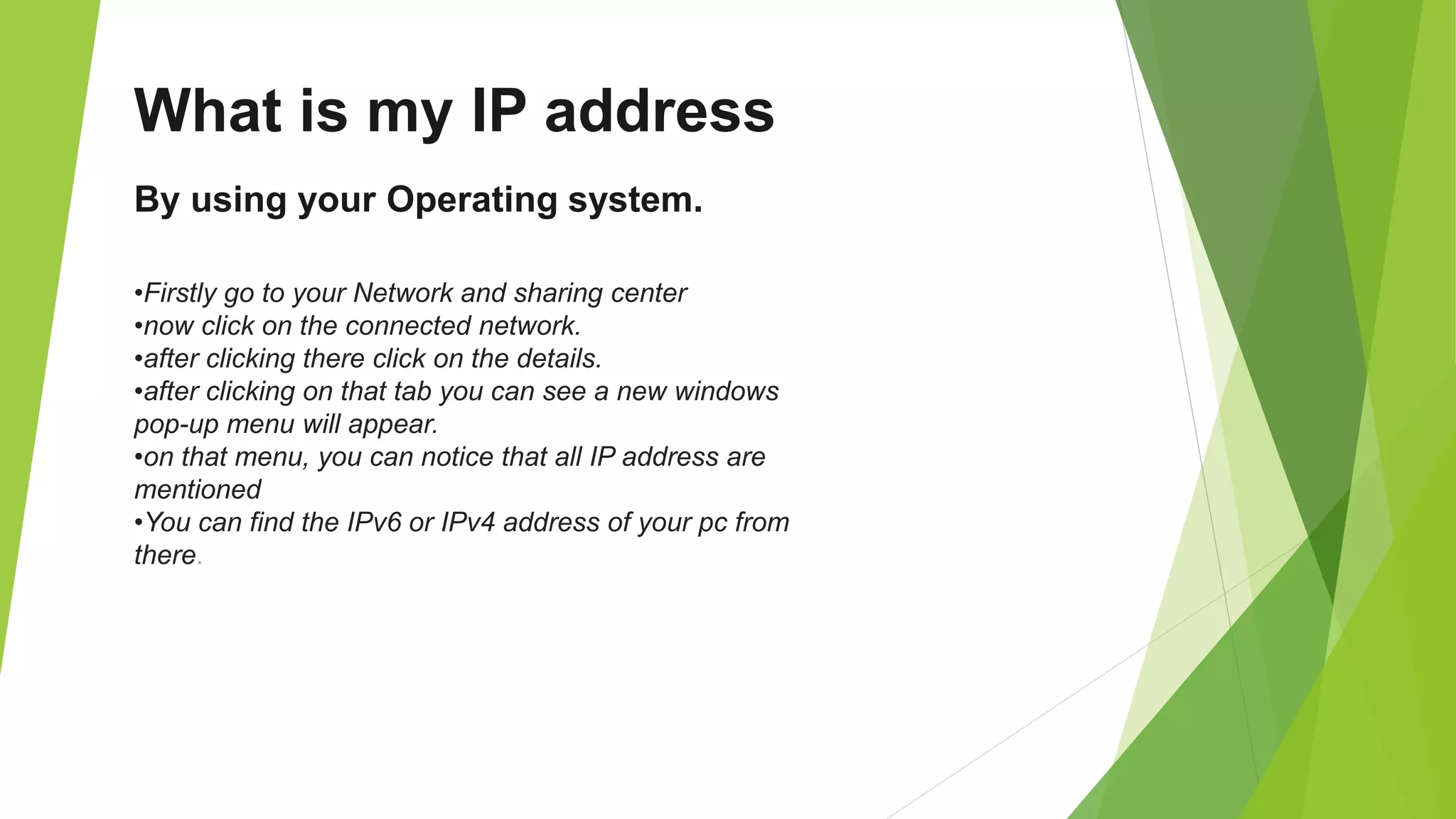 What is my IP address by Truly Explorer | PPTX