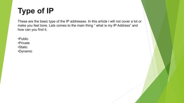 What is my IP address by Truly Explorer | PPT