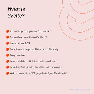 Let´s Svelte and why we love it... | PDF