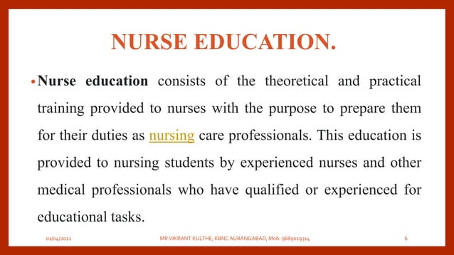 Nursing Education Objectives | PPTX