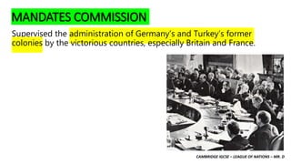 LEAGUE OF NATIONS: ORGANISATION | PPTX