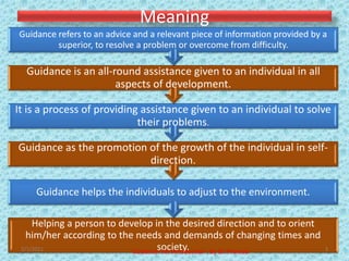 Guidance : Meaning | PDF