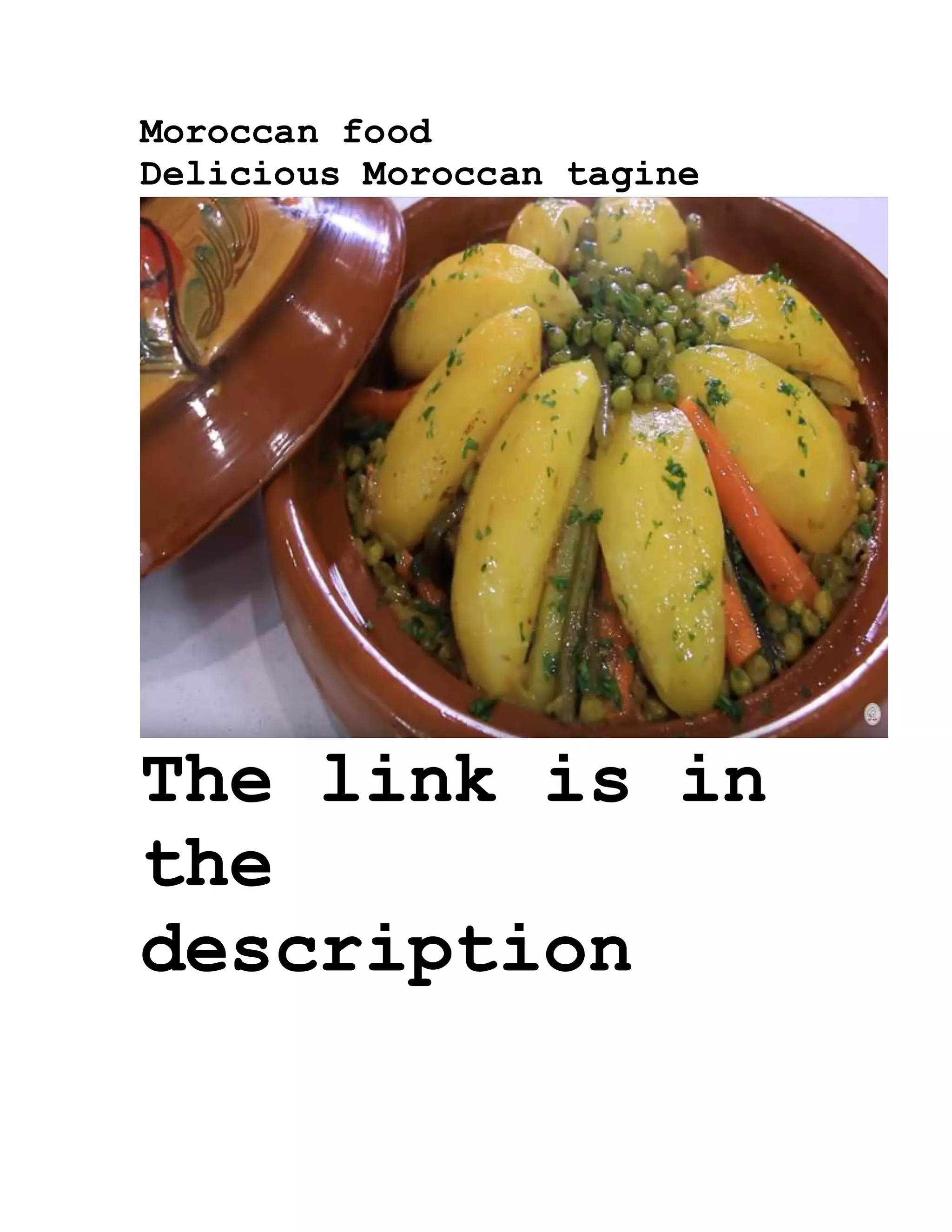 Moroccan food | DOCX