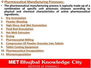 Process Automation in Pharm. Industry. | PPTX