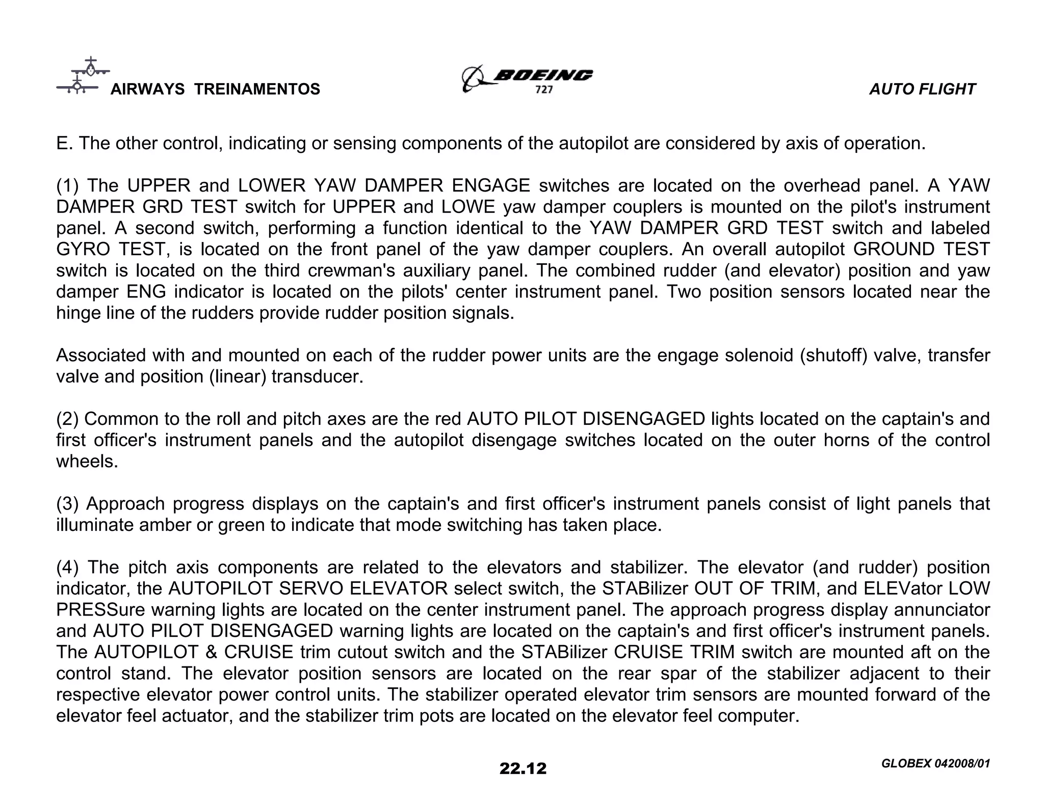 01. boeing 727 ata 22 - autoflight | PDF