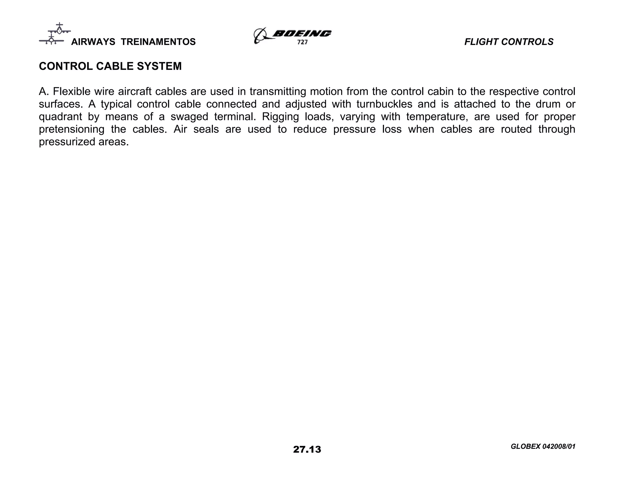 01. boeing 727 ata 27 - flight controls | PDF